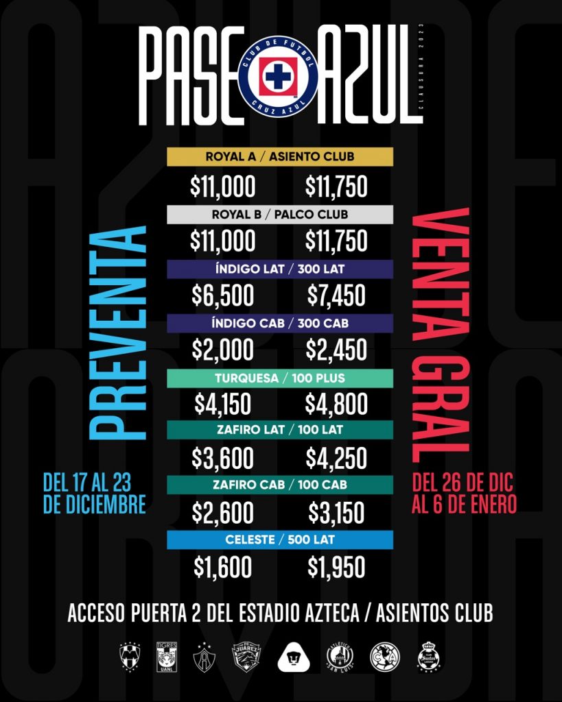Club de Futbol Cruz Azul | Azul de por vida