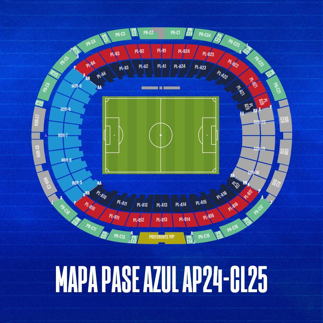 PASE AZUL APERTURA 2024 - CLAUSURA 2025. - Club de Futbol Cruz Azul S ...